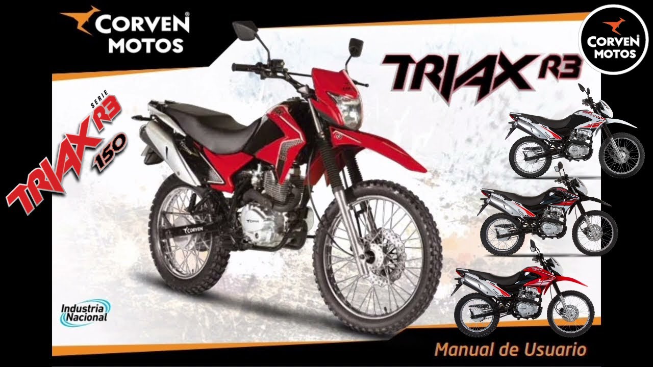 manual del usuario Corven Triax 150 R3 - YouTube