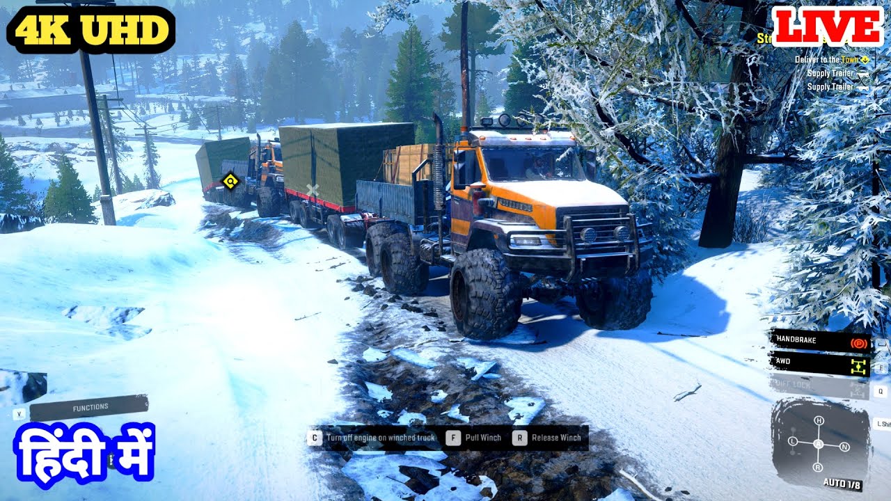 Snowrunner Season 4{AMUR RUSSIA}Cosmodrome[Old Bridge]Pc Gameplay/UHD ...