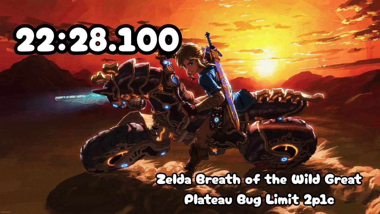 Zelda BotW GP Any% Bug Limit 2p1c 22:38.100 - YouTube