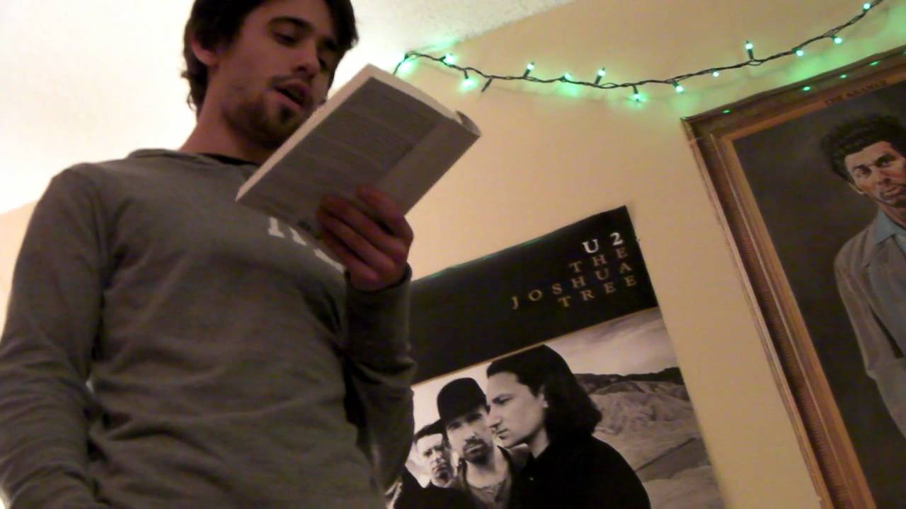 Adam reading Poetry - YouTube