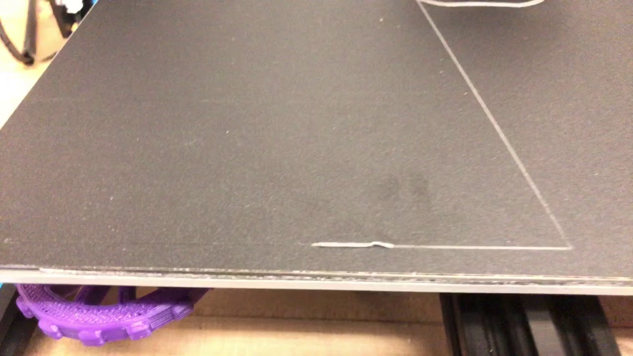 First try with BuildTak flex plate system - YouTube