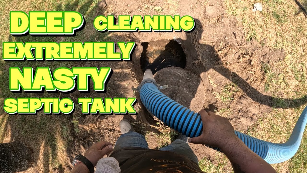 DEEP Cleaning EXTREMELY Nasty SEPTIC TANK - YouTube