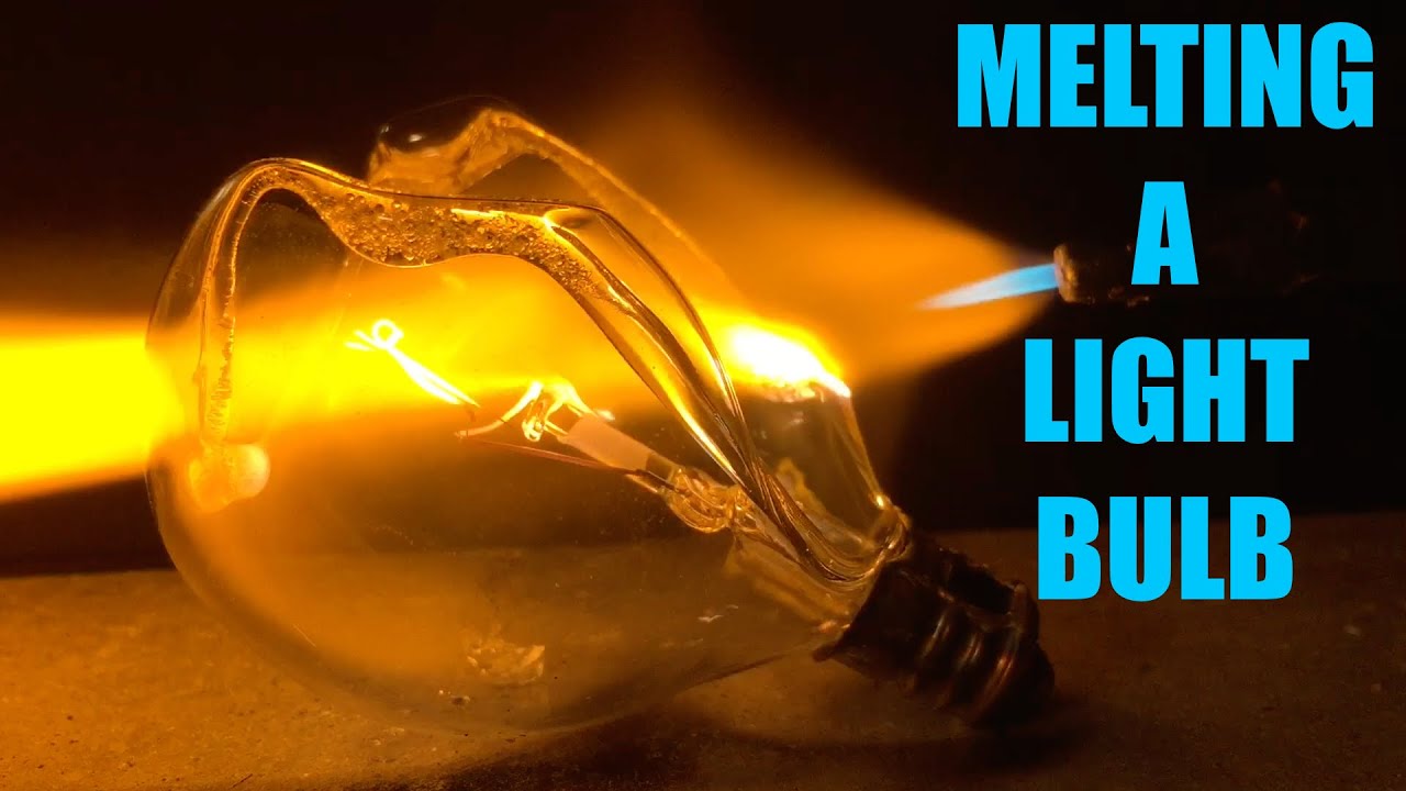 Melting A Light Bulb - YouTube