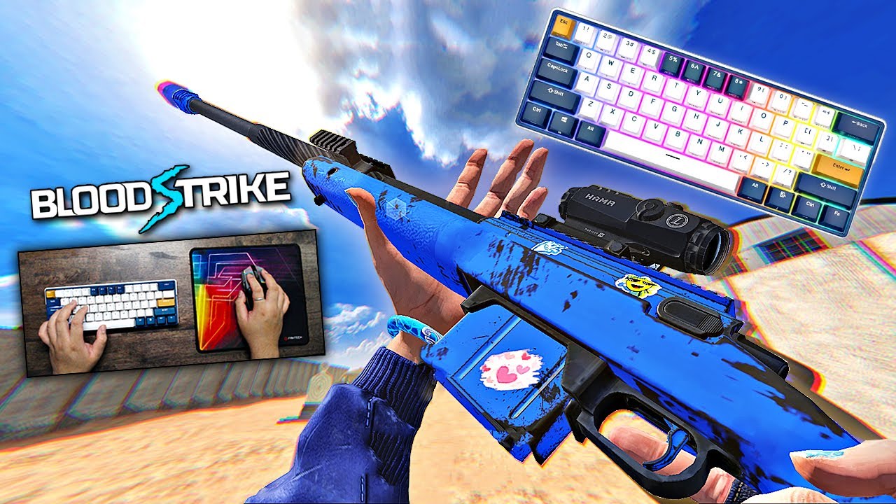 KEYBOARD & MOUSE HANDCAM ON BLOOD STRIKE PC ULTRA GRAPHICS 2K GAMEPLAY ...