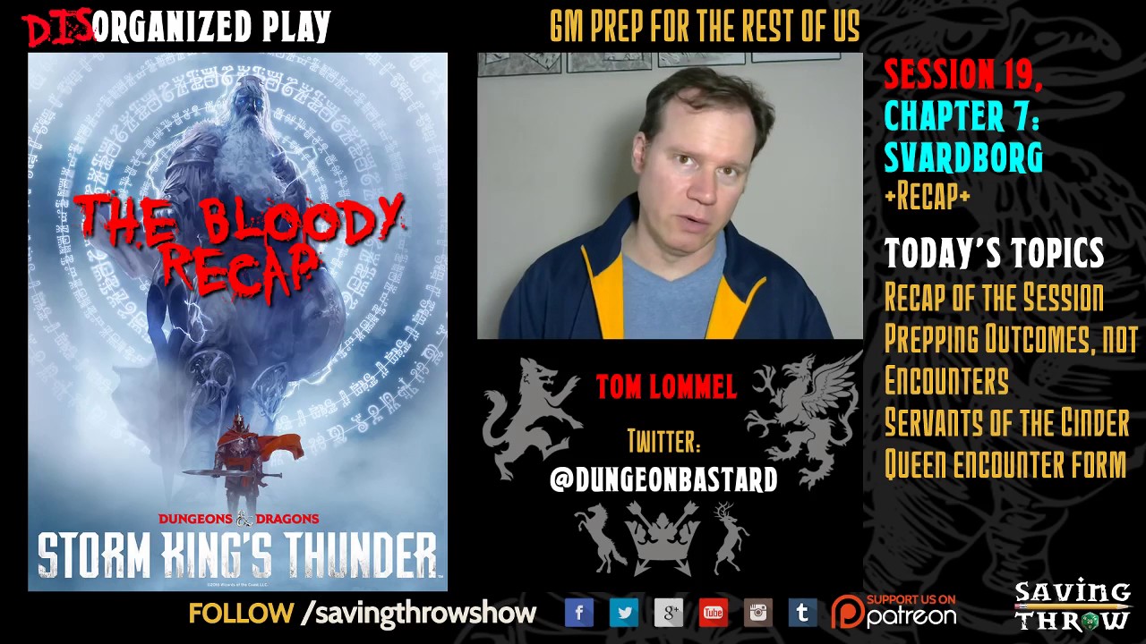 Disorganized Play - GM Prep w/ Tom Lommel - Episode 40 - YouTube