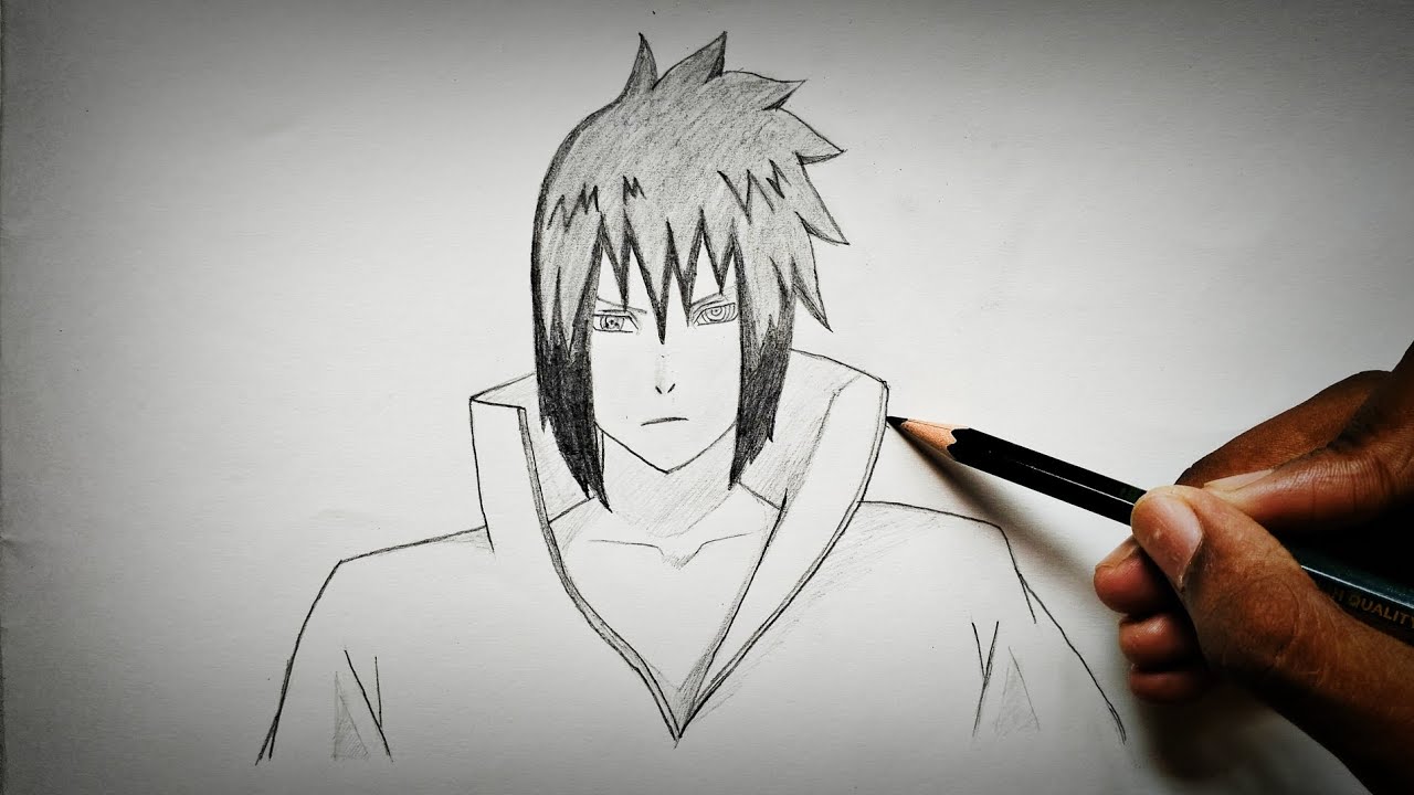 How to draw Sasuke rinnegan (Naruto) |Happy Time Drawing| - YouTube