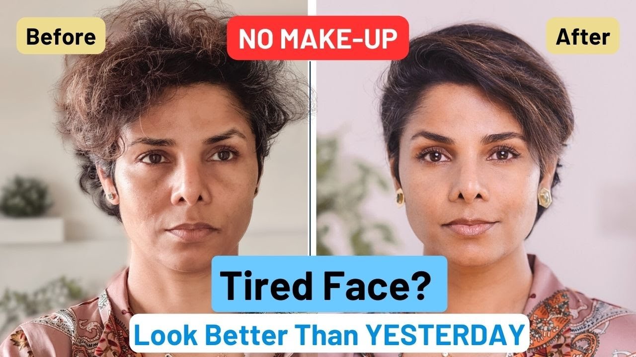 Over 40? Look Rested, Lifted & Glowing in 10 Minutes (No Makeup) - YouTube