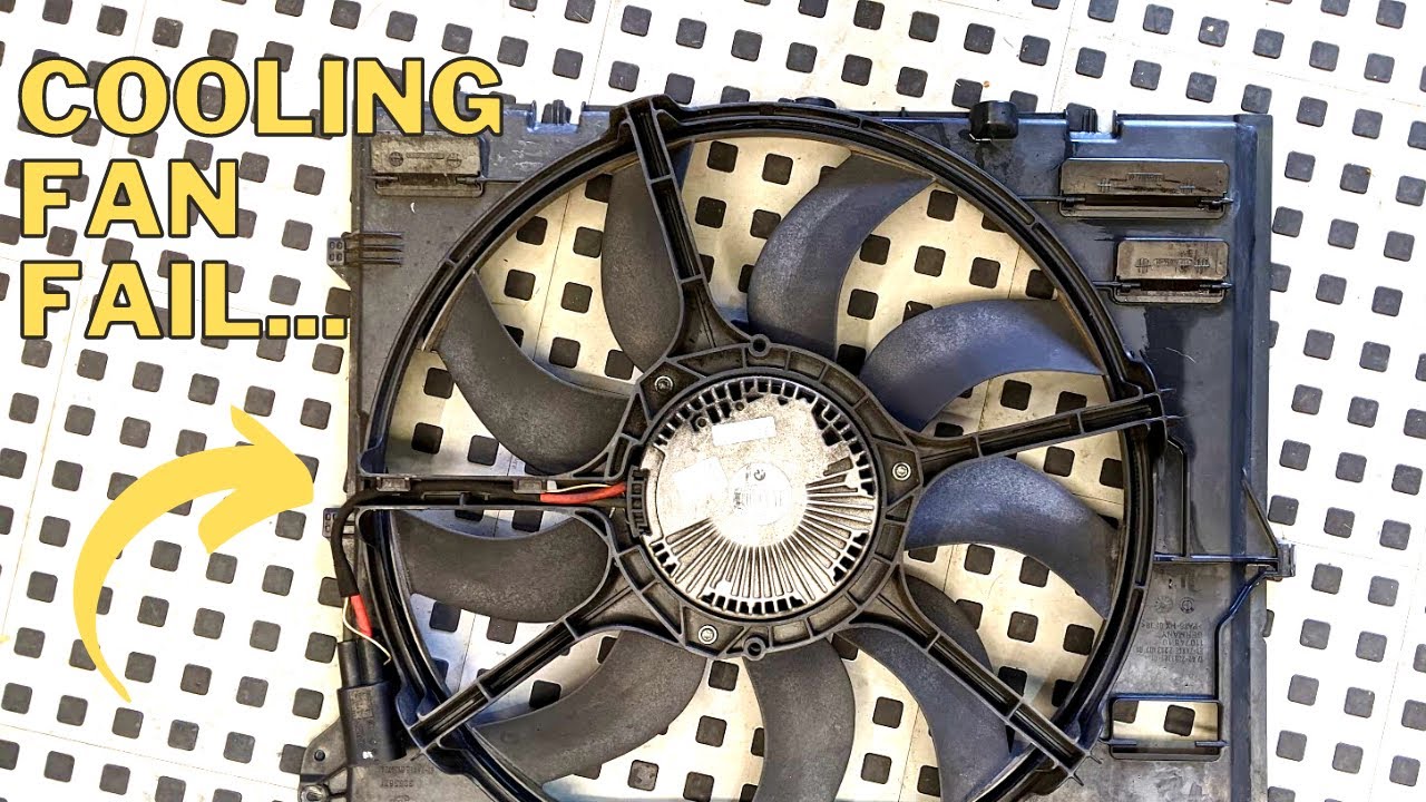Cooling fan replacement on BMW E90 M3 - YouTube