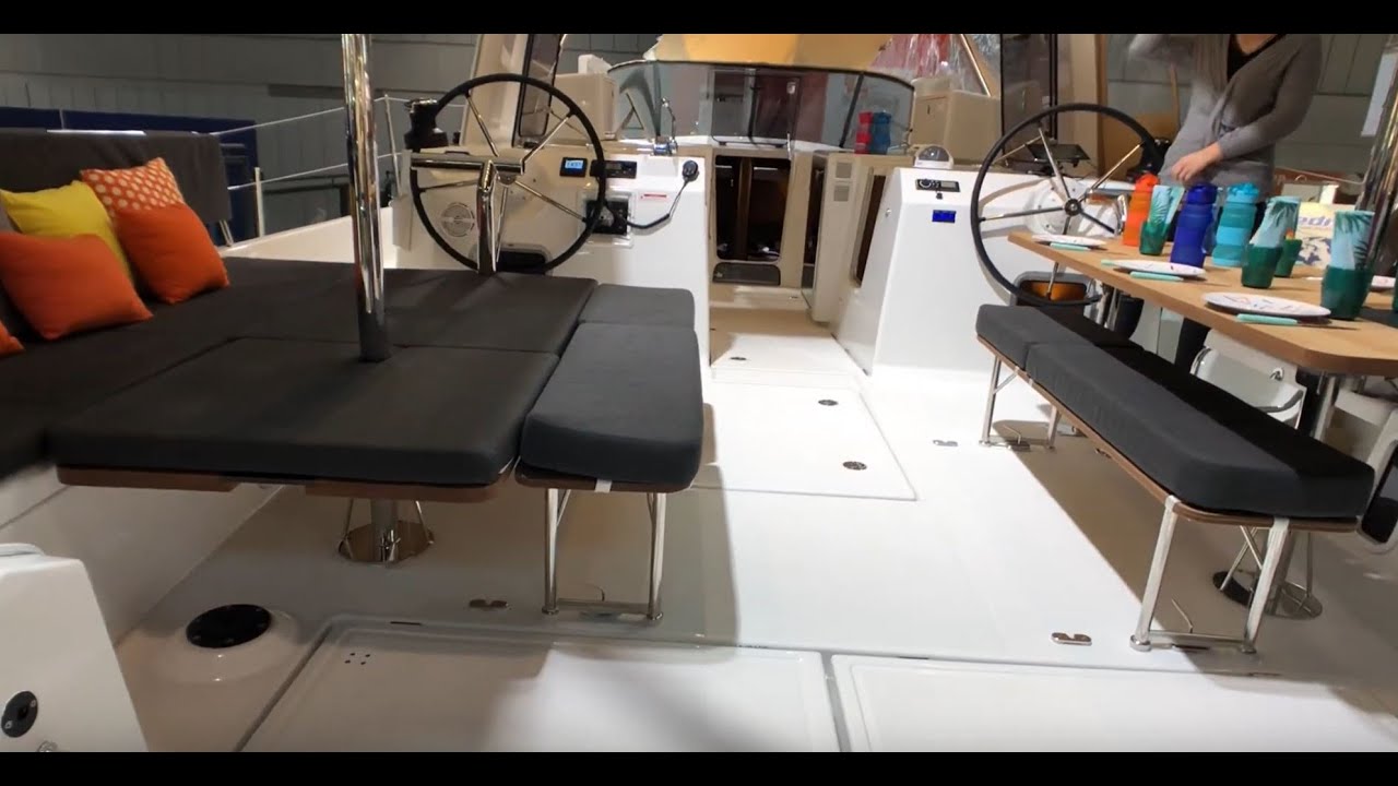 Jeanneau Sun Loft 47 - private walkthrought with Dream Yacht Charter - YouTube