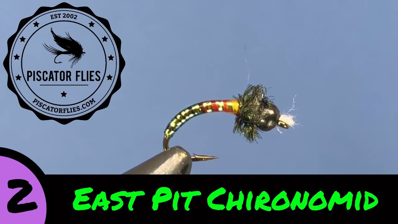 Fly Tying the East Pit Chironomid - Piscator Flies Live #2 - YouTube