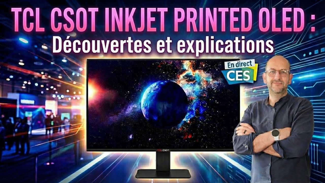TCL CSOT Inkjet Printed OLED : C'est très cool, mais c'est pas pour ...