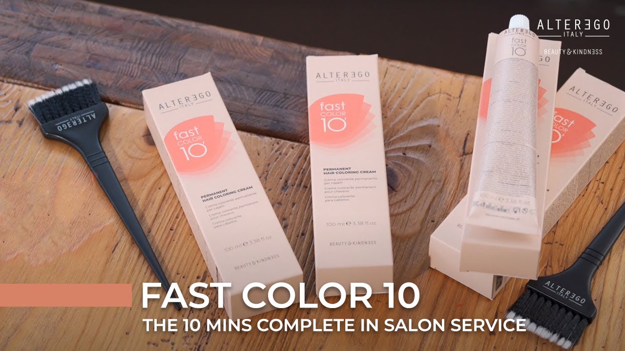 FAST COLOR 10 - the 10 mins complete in salon service - YouTube