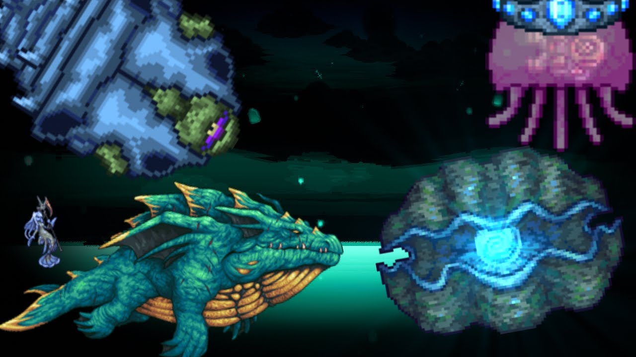 Terraria Water Boss Fight - YouTube