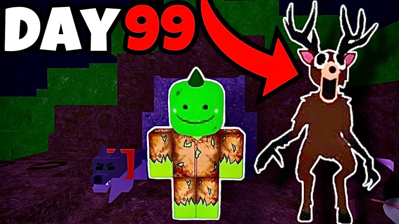 I Survived 99 Days in the Forest… But IT Found Me 😱🌲 - YouTube