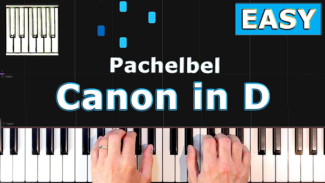 Pachelbel - Canon in D - Piano Tutorial Easy - YouTube