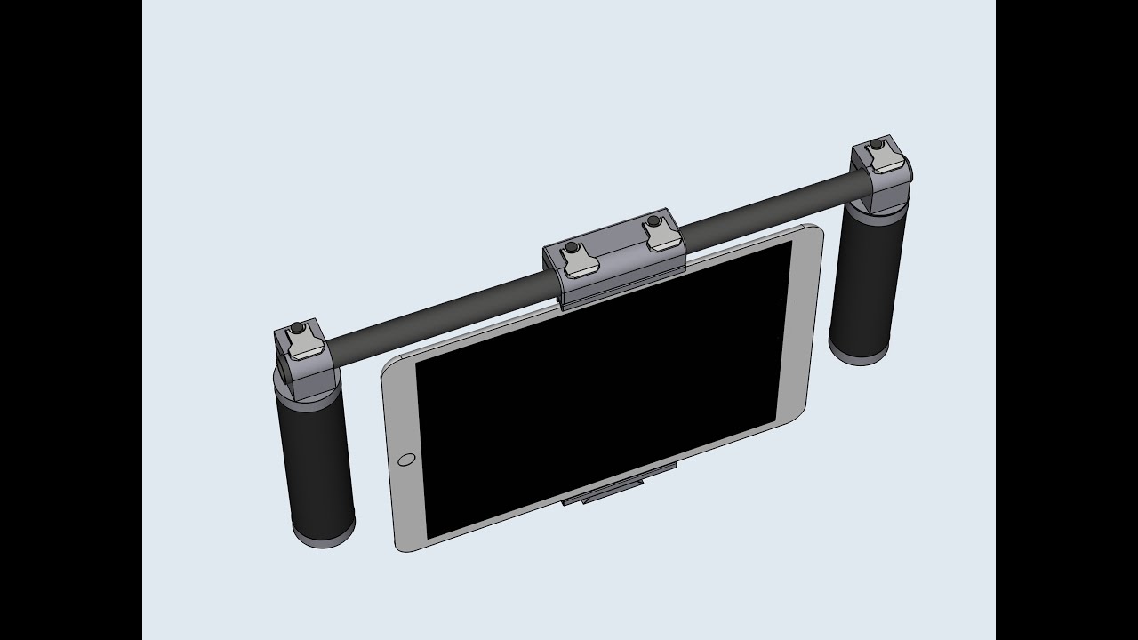 ipad concept holder to allow it to be attached to rigs and to use it as ...