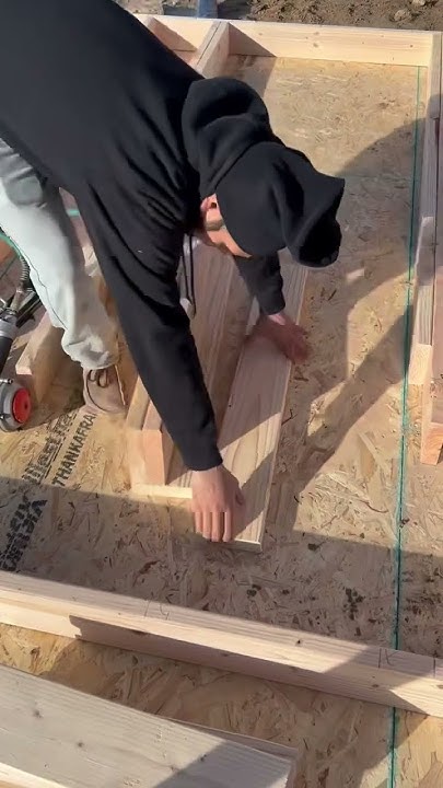 This is the proper way to frame a window #framing #framers # ...