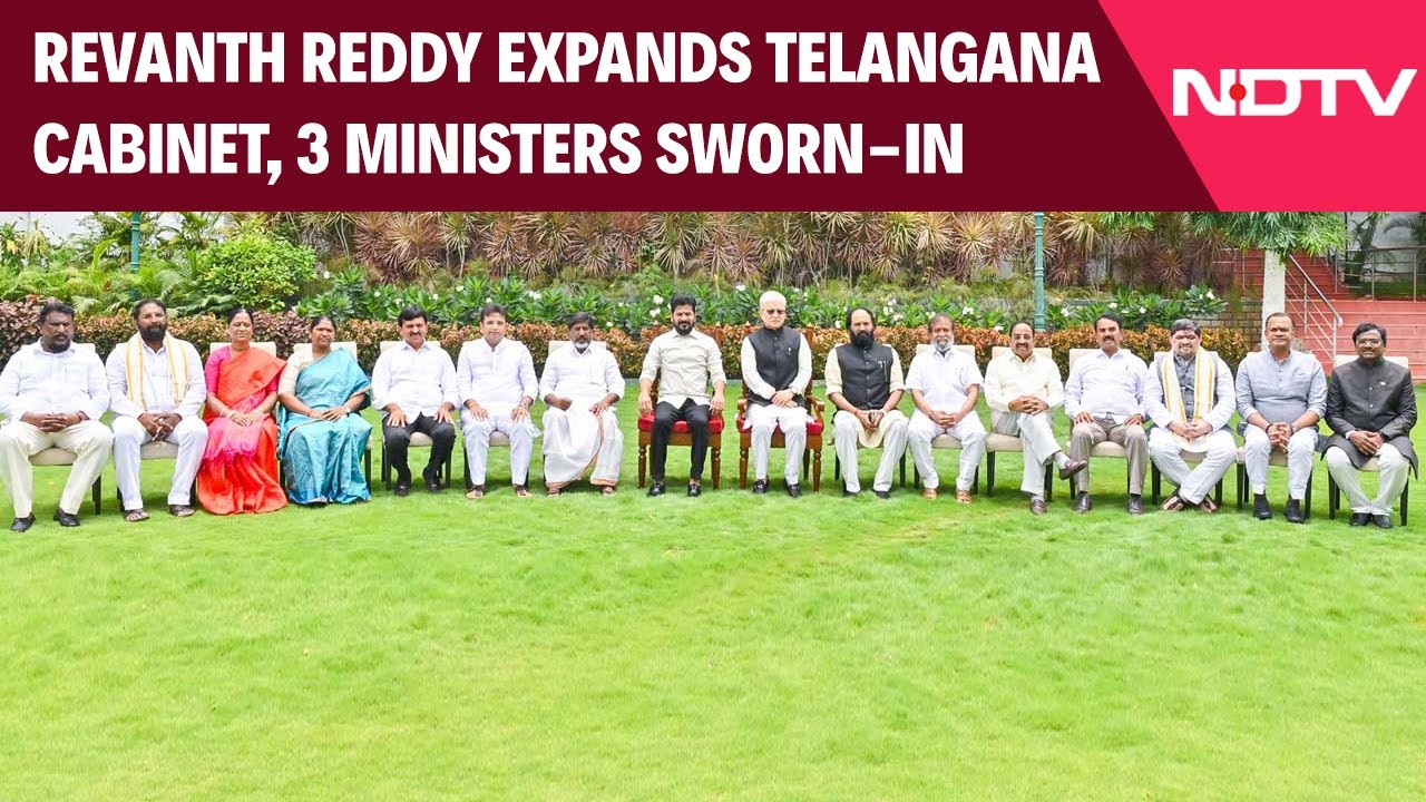 Revanth Reddy Today Speech | Revanth Reddy Expands Telangana Cabinet, 3 ...