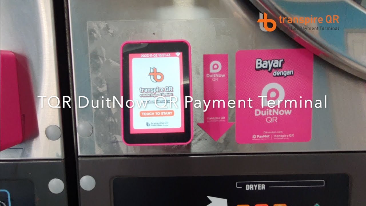 Cashless self-service laundromat at UPM powered by transpire QR Payment ...