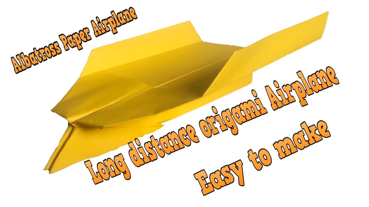 Albatross Paper Airplane - YouTube