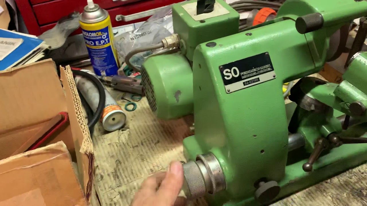 Workshop update, Deckel tool cutter grinder - YouTube