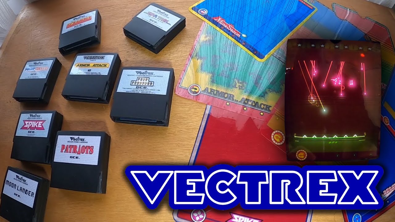 DIY Cartridges + overlays for VECTREX - YouTube