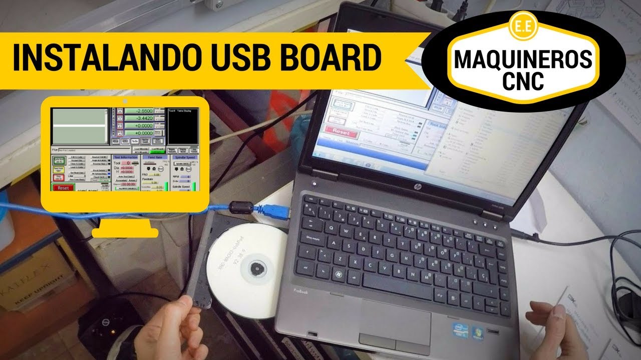 Cómo Instalar Drivers USB CNC controller Mach3 - YouTube