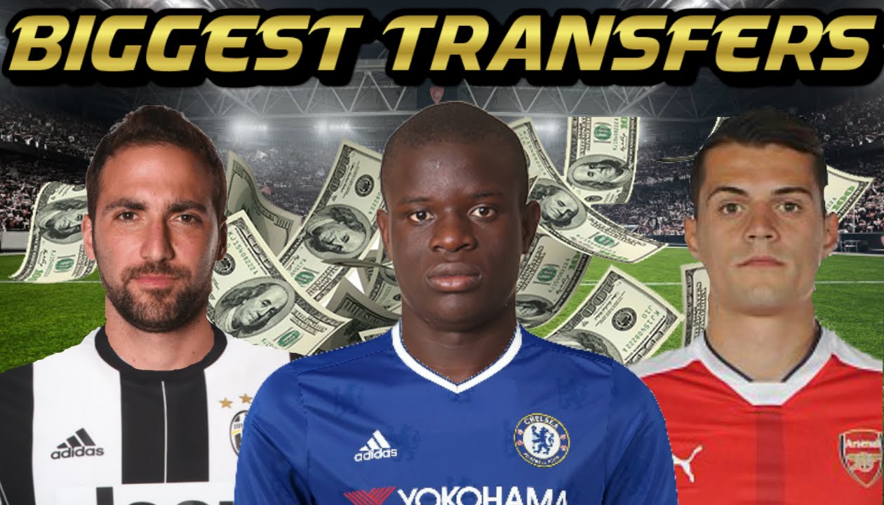 TOP 5 BIGGEST TRANSFERS SO FAR (SUMMER 2016) - YouTube