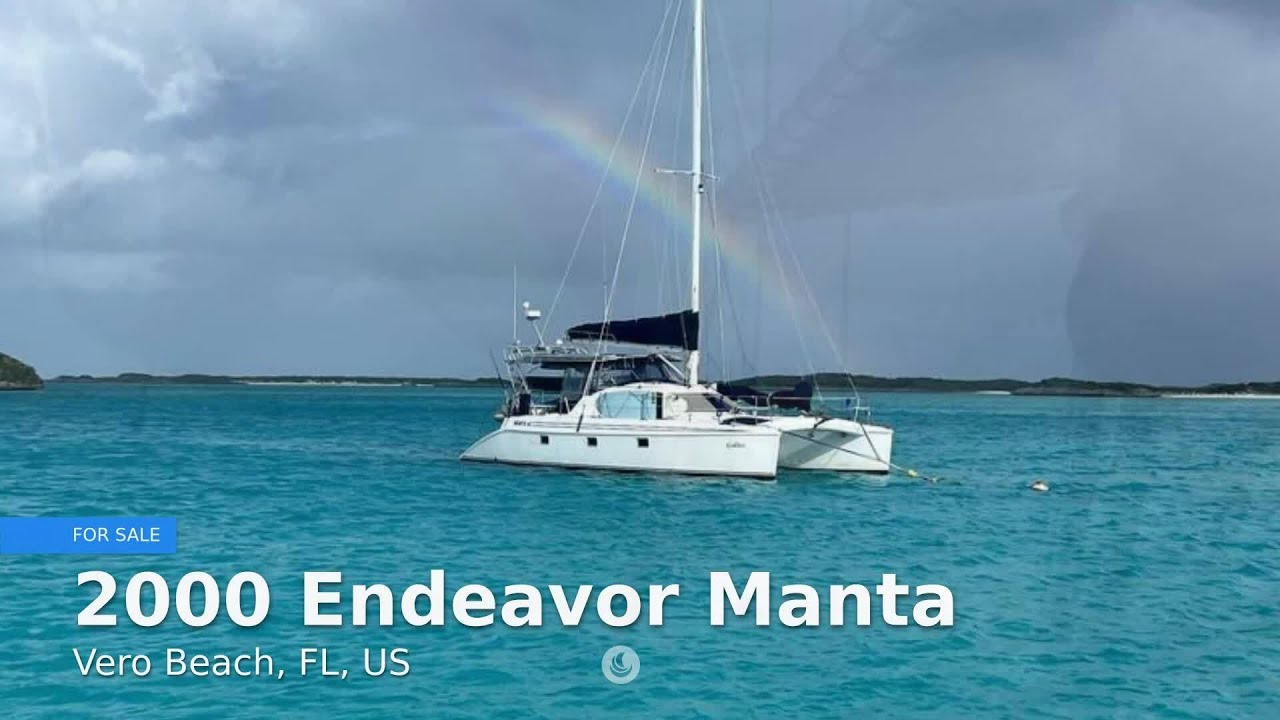 2000 Endeavor Manta for sale in Vero Beach, FL, US - YouTube
