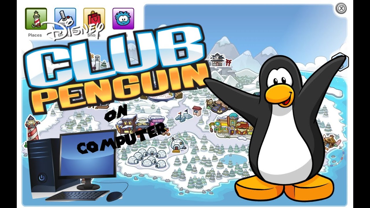 How to play clup penguin on computer - YouTube