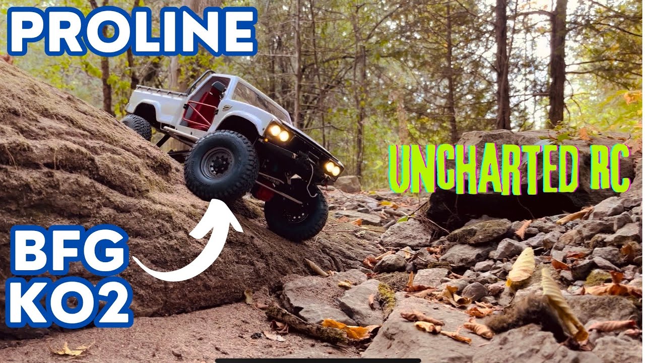 Proline BFG KO2 + Cross RC Sp4 = scale trail heaven - YouTube