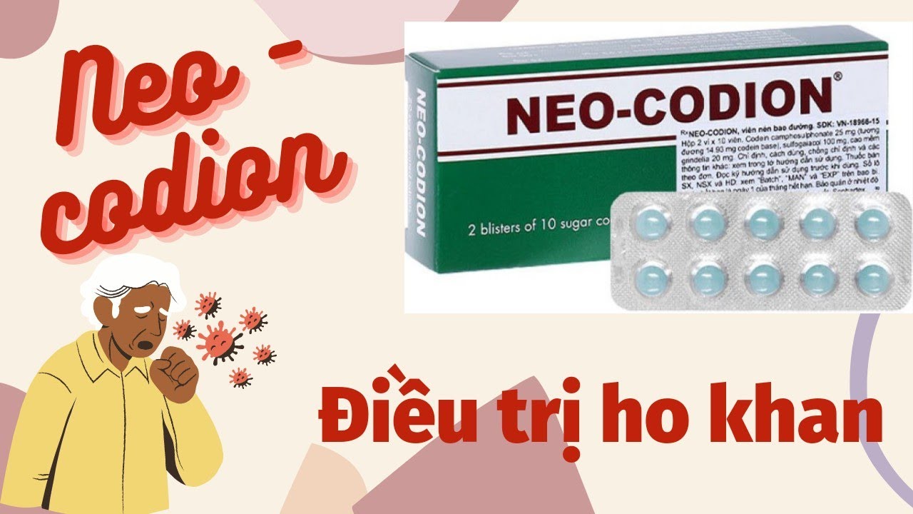 Điều trị ho khan bằng Neo codion | Neocodion hướng dẫn sử dụng - YouTube