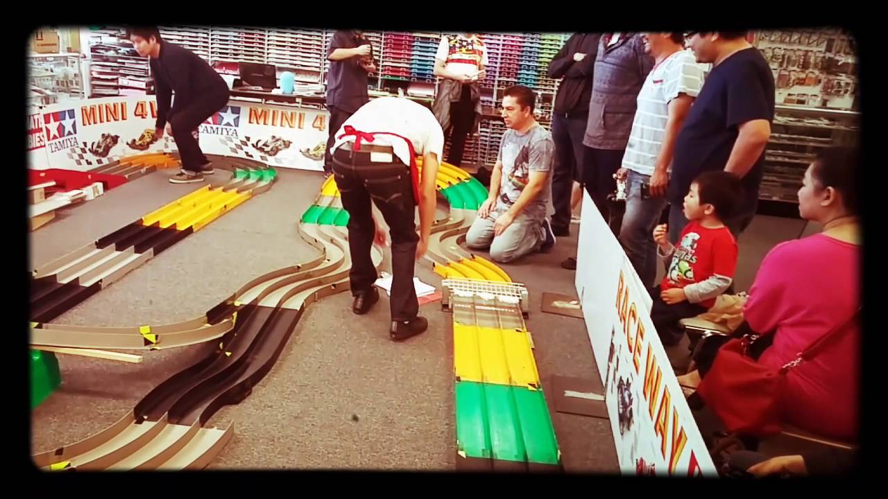 Tamiya Mini 4wd Racing at Ultimate Hobbies, Orange, CA - YouTube
