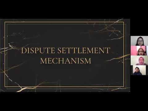 Dispute Settlement Mechanism - Kelompok 9 PIWAR 2C - YouTube