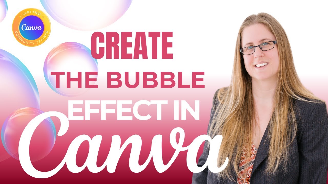 HOW TO CREATE THE BUBBLE OR WATER DROP EFFECT IN CANVA #canva # ...