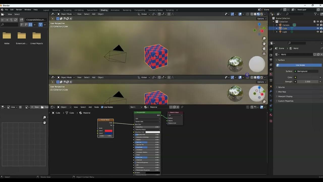 Blender Animate Color (Keyframes) #2 - YouTube