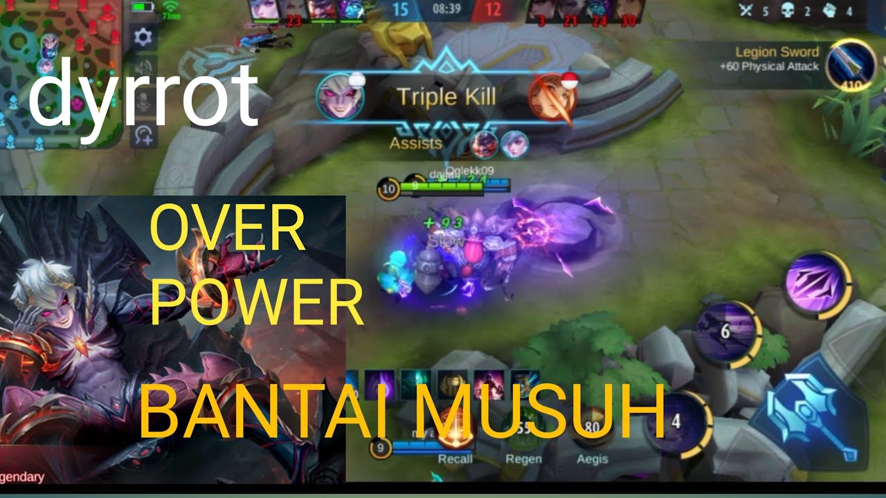 Cara Bermain Dyrrot mobile legends - YouTube