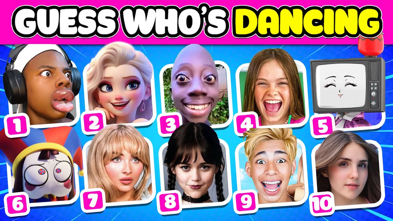 🔊Guess Who’s Dancing💃Guess MeMe | Lay Lay, Ferran, Elsa, Sabrina ...