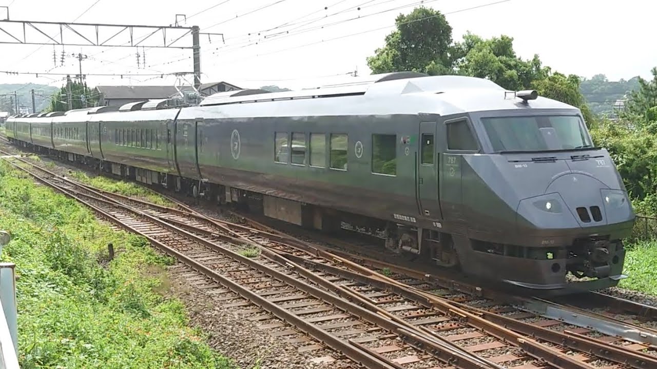 日豊本線 5005M 787系 BM12 にちりんシーガイア5号 宮崎空港行き - YouTube