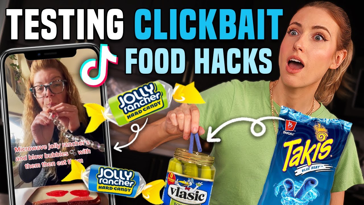 I tried the MOST OVERHYPED FOOD HACKS... was anything good?! - YouTube