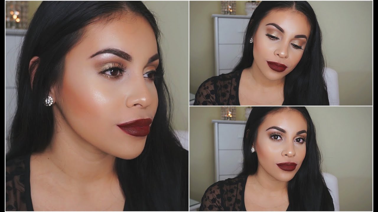 Easy Holiday Makeup Look: Havana Nights | juicyyyyjas | JuicyJas - YouTube