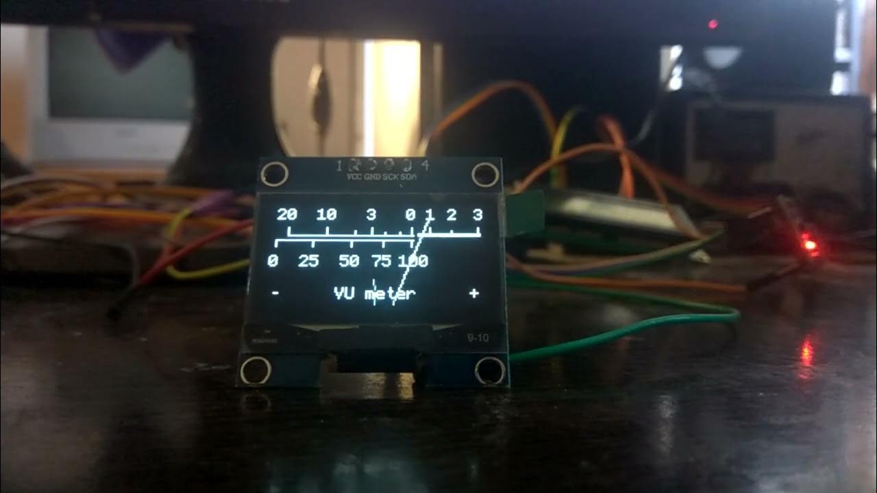 Vu Meter Sh1106 Oled 13 Lgt8f328 Arduino Youtube