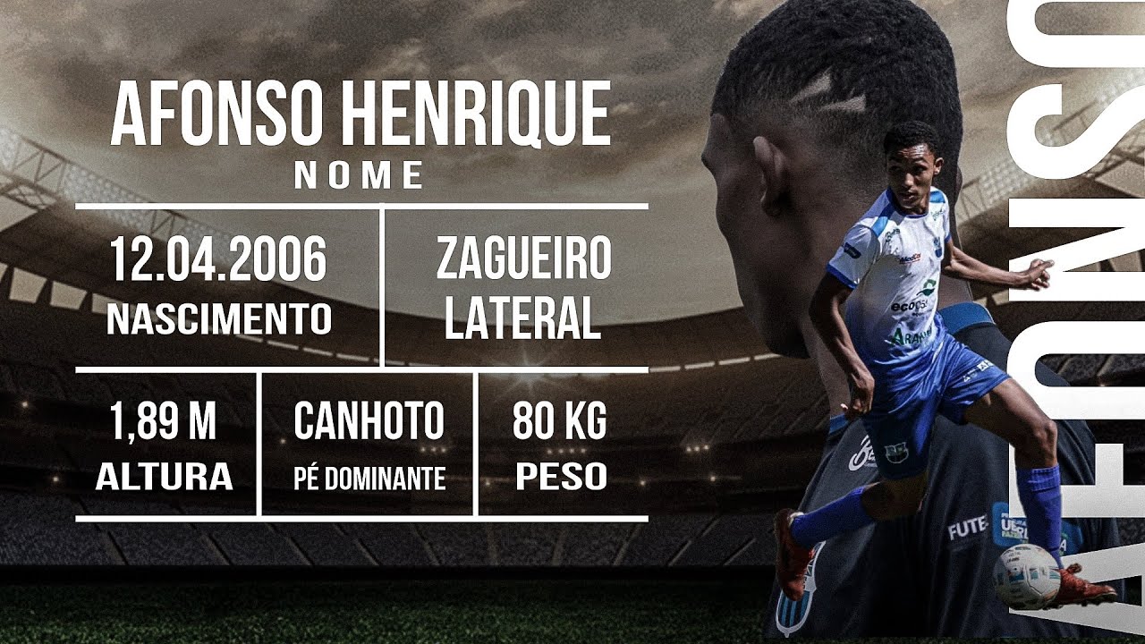 AFONSO HENRIQUE- ZAGUEIRO/LATERAL - 2006 - YouTube