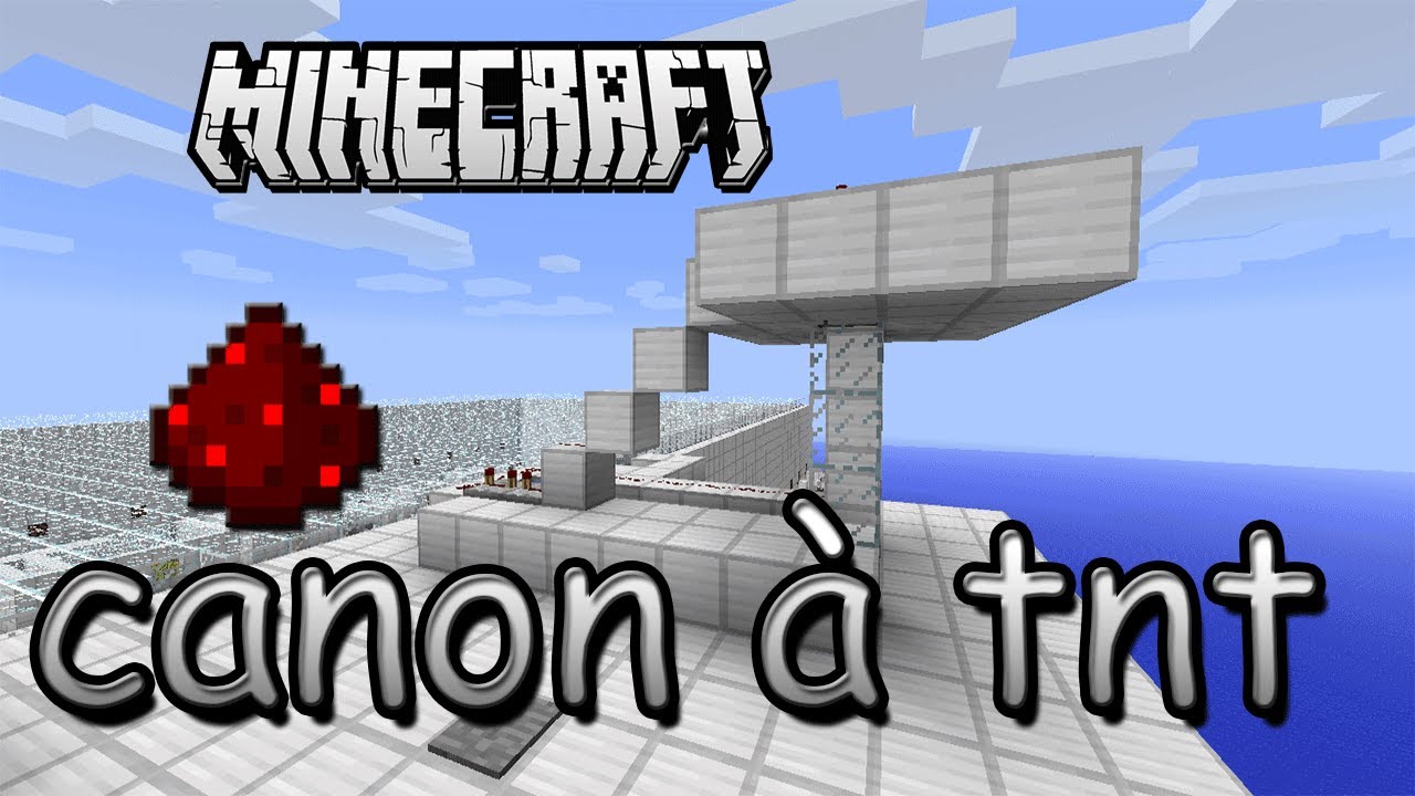 tuto canon à TNT minecraft - YouTube