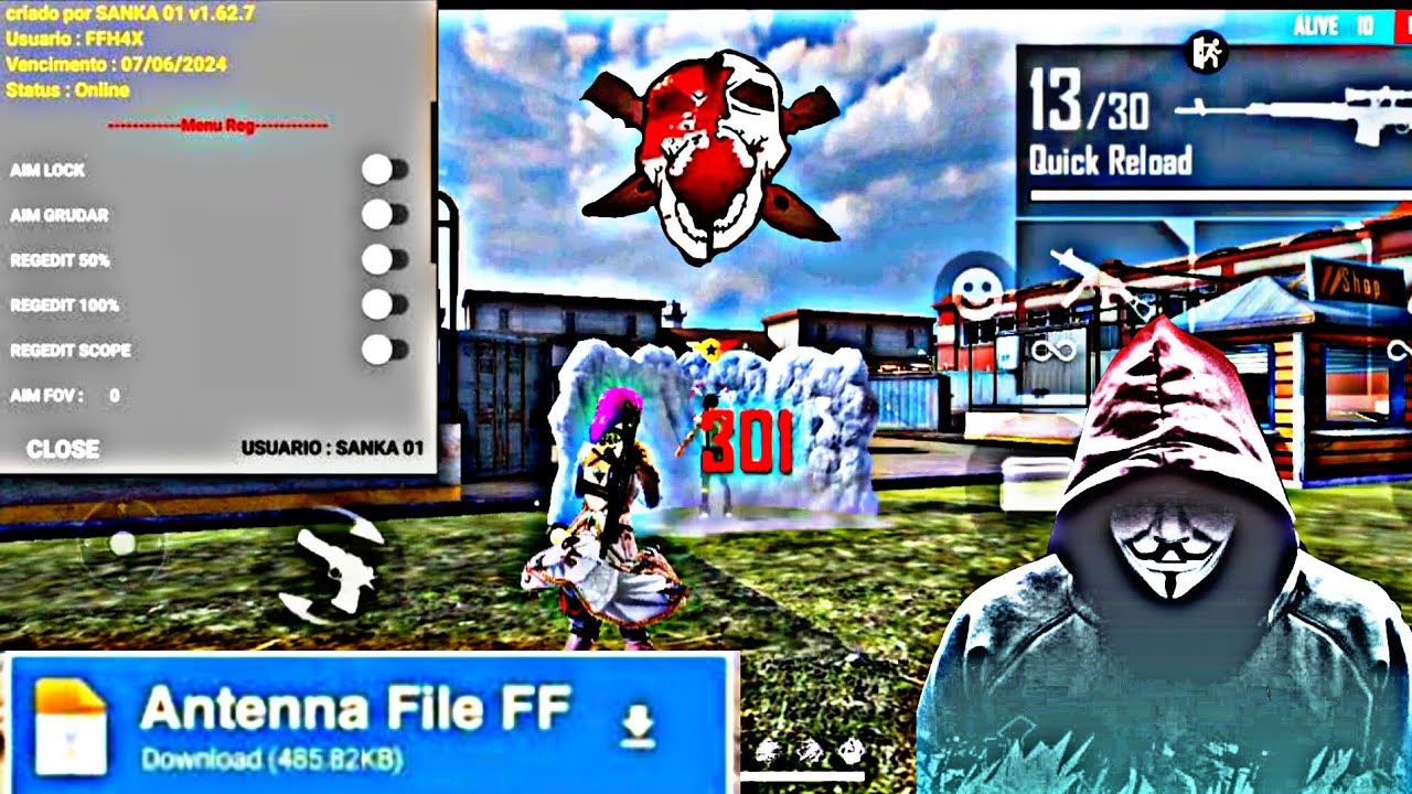 FREE FIRE HEADSHOT FILE 🎯 FF HEADSHOT CONFIG FILE🔥 #headshot #hacker # ...