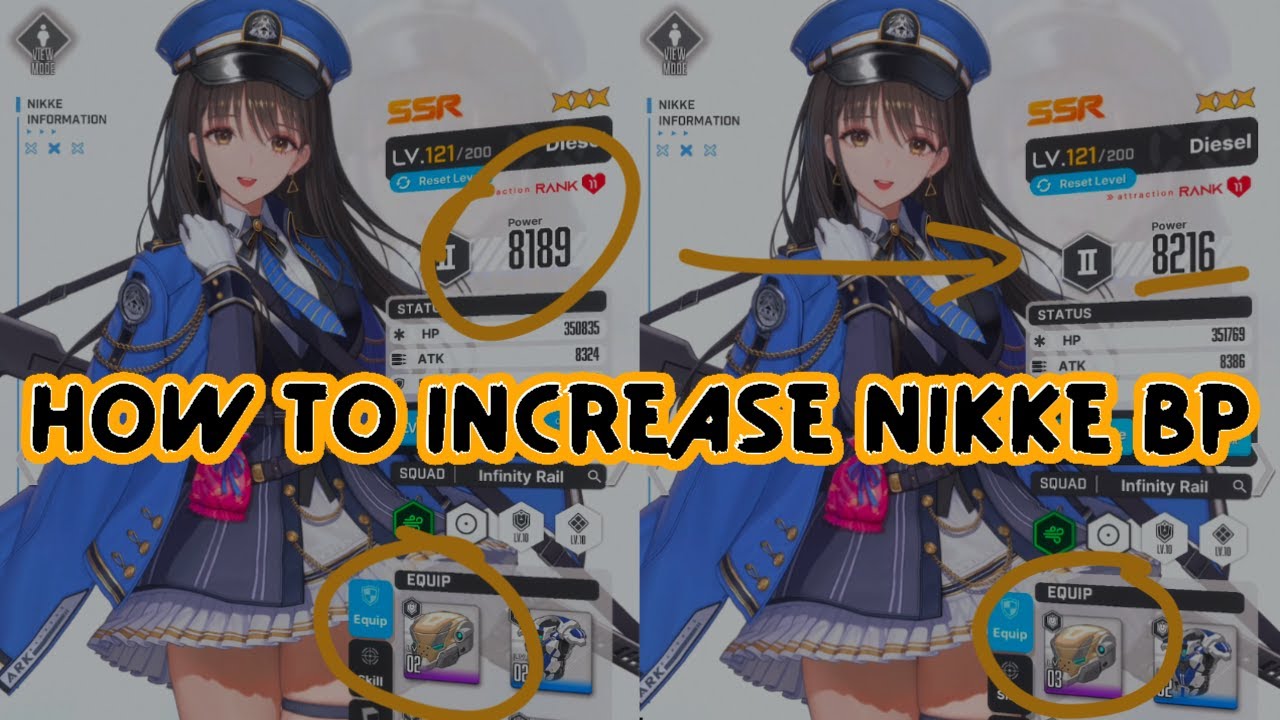 How to Increase Nikke BP (Battle Power) | Goddess of Victory: Nikke ...