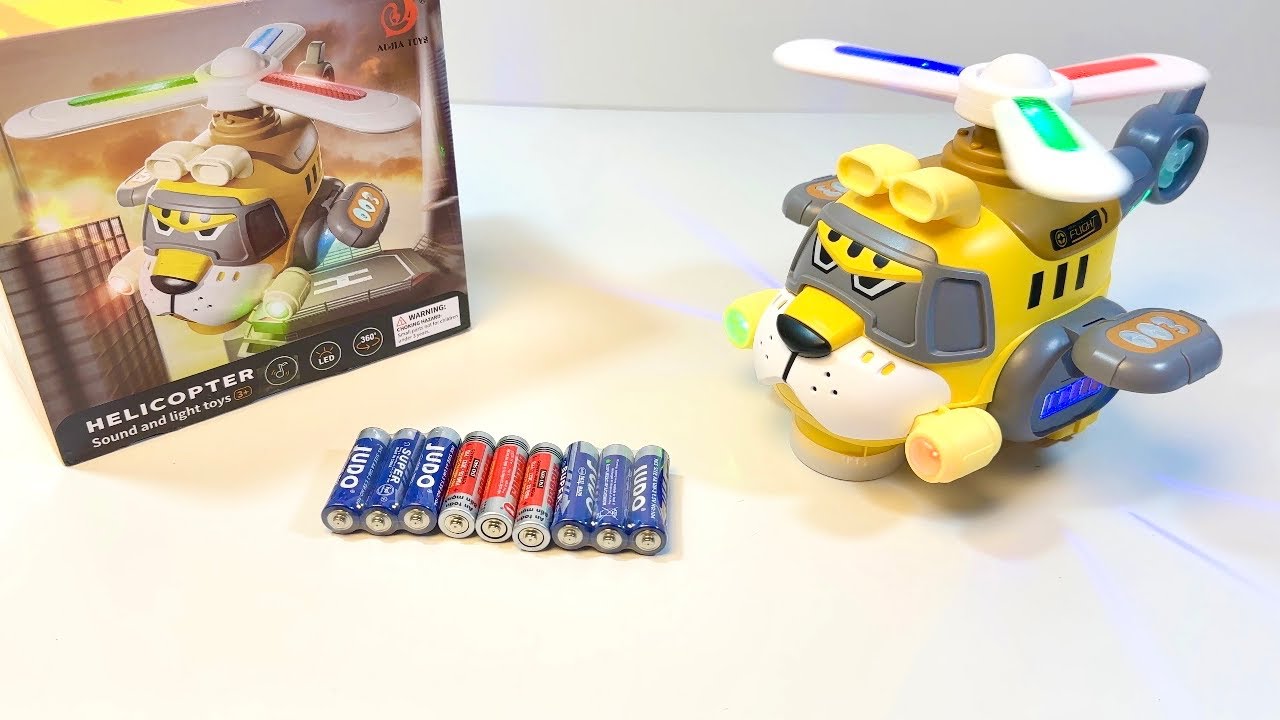 Unboxing Electric Stunt Helicopter｜Remote Control Police Car, Electric ...