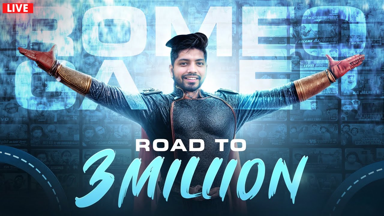 Free Fire Live- Road To 3 Million With Romeo Gamer - YouTube