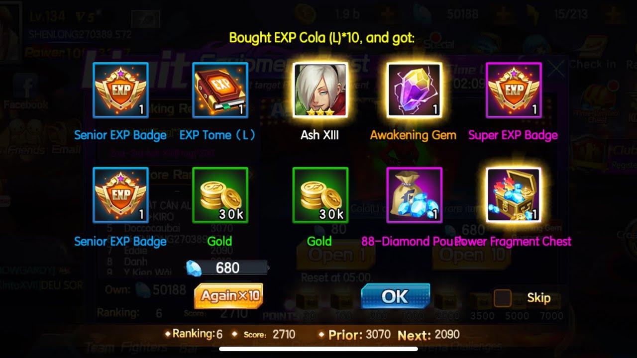 Quay boss Ash 13, tổng thiệt hại hết 15k diamond - YouTube