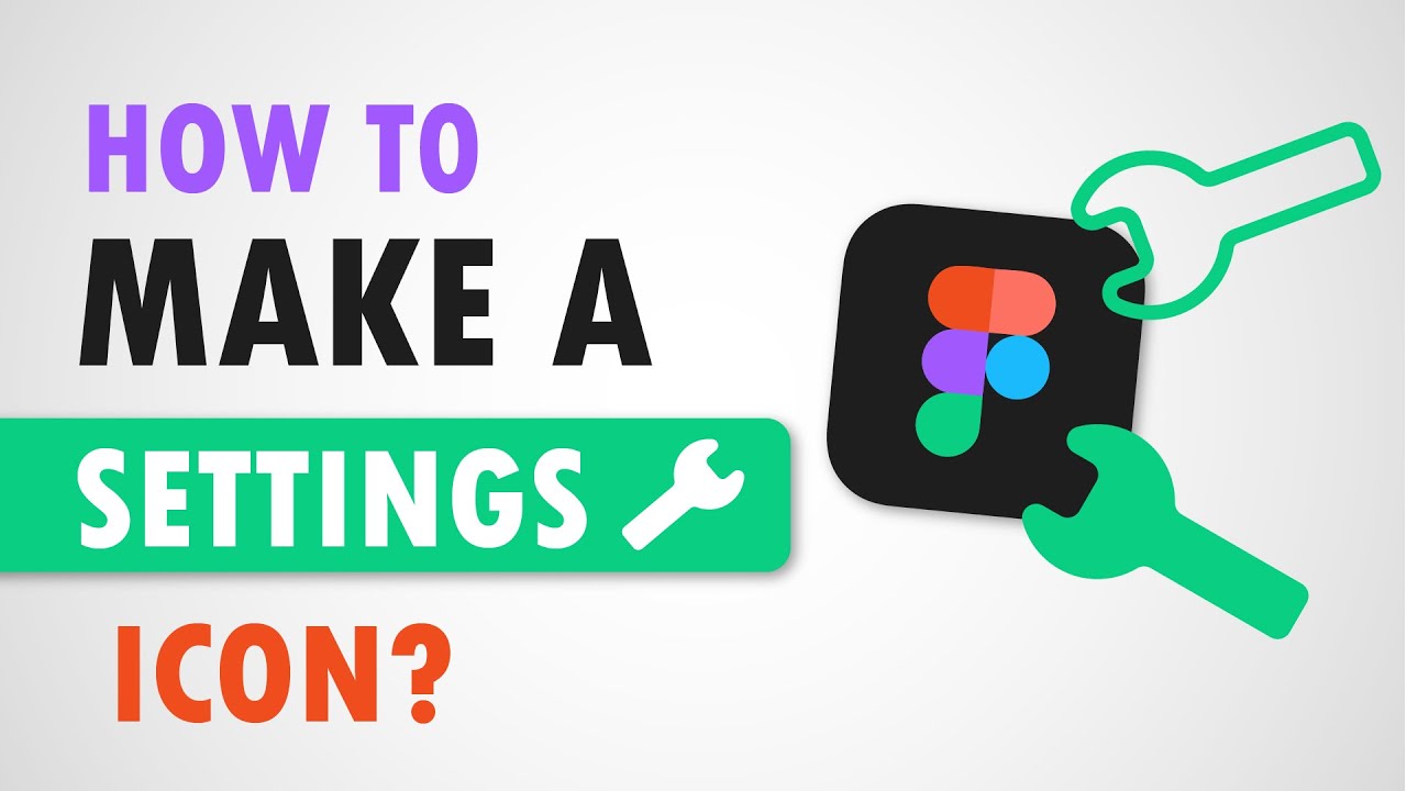 How to Create a Settings icon using Figma Very Easy!! - YouTube